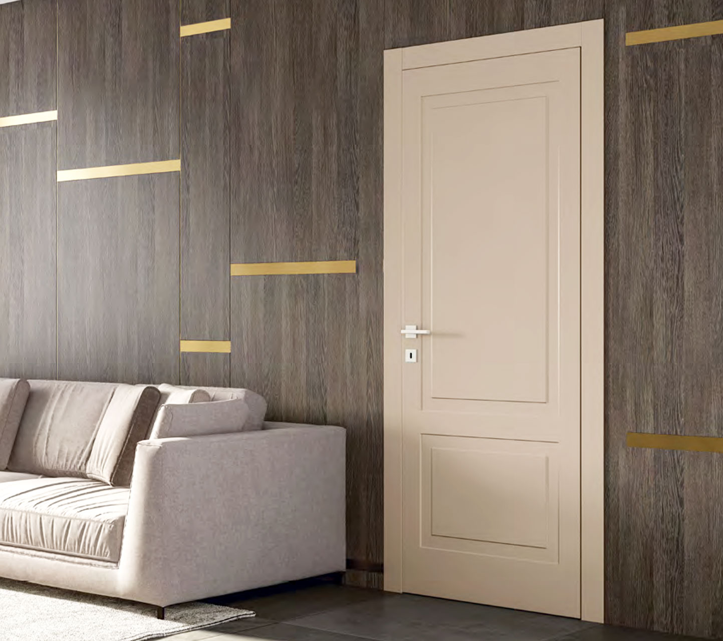 Porta laccata tortora KU800 | Orvi Industrie